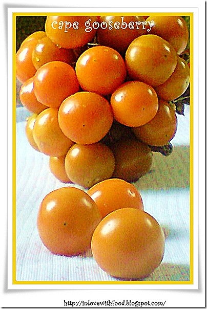 in love with food: CAPE GOOSEBERRY JAM- EASY EXOTICA